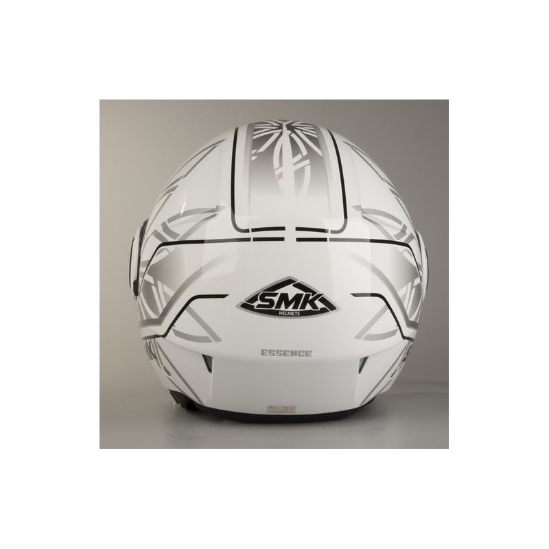 Casque Jet SMK Essence Double Ecran Blanc/Gris
