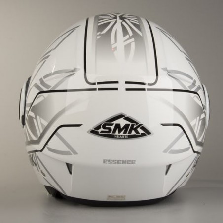 Casque Jet SMK Essence Double Ecran Blanc/Gris