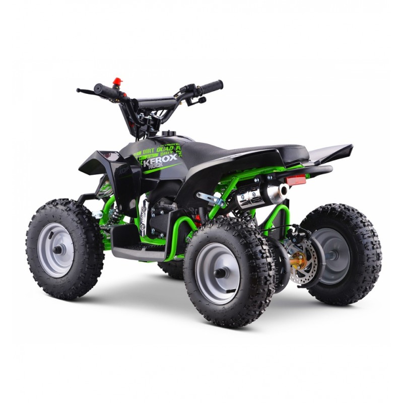 quad pocket kerox rock 49cc 6" rouge ou vert